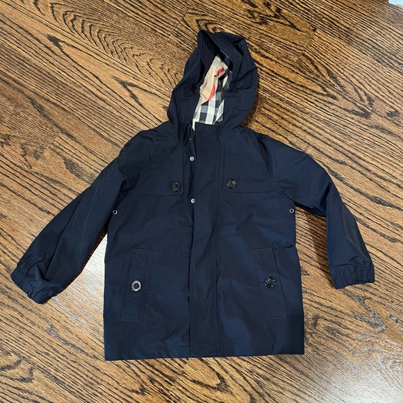 Burberry | Jackets & Coats | Burberry Kids Navy Rain Coat Jacket | Poshmark